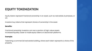 Types of Real - World Asset Tokenization | PDF