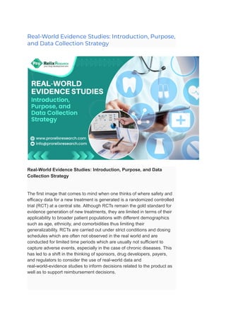 Real-World Evidence Studies_ Introduction, Purpose, and Data Collection Strategy.pdf