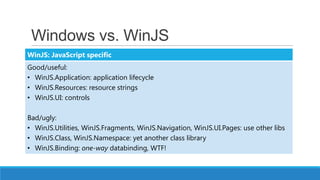 Real World Windows 8 Apps in JavaScript | PPT
