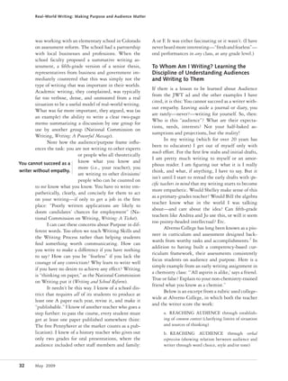Real world writing- making purpose and audience matter | PDF ...