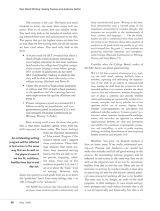 Real world writing- making purpose and audience matter | PDF ...