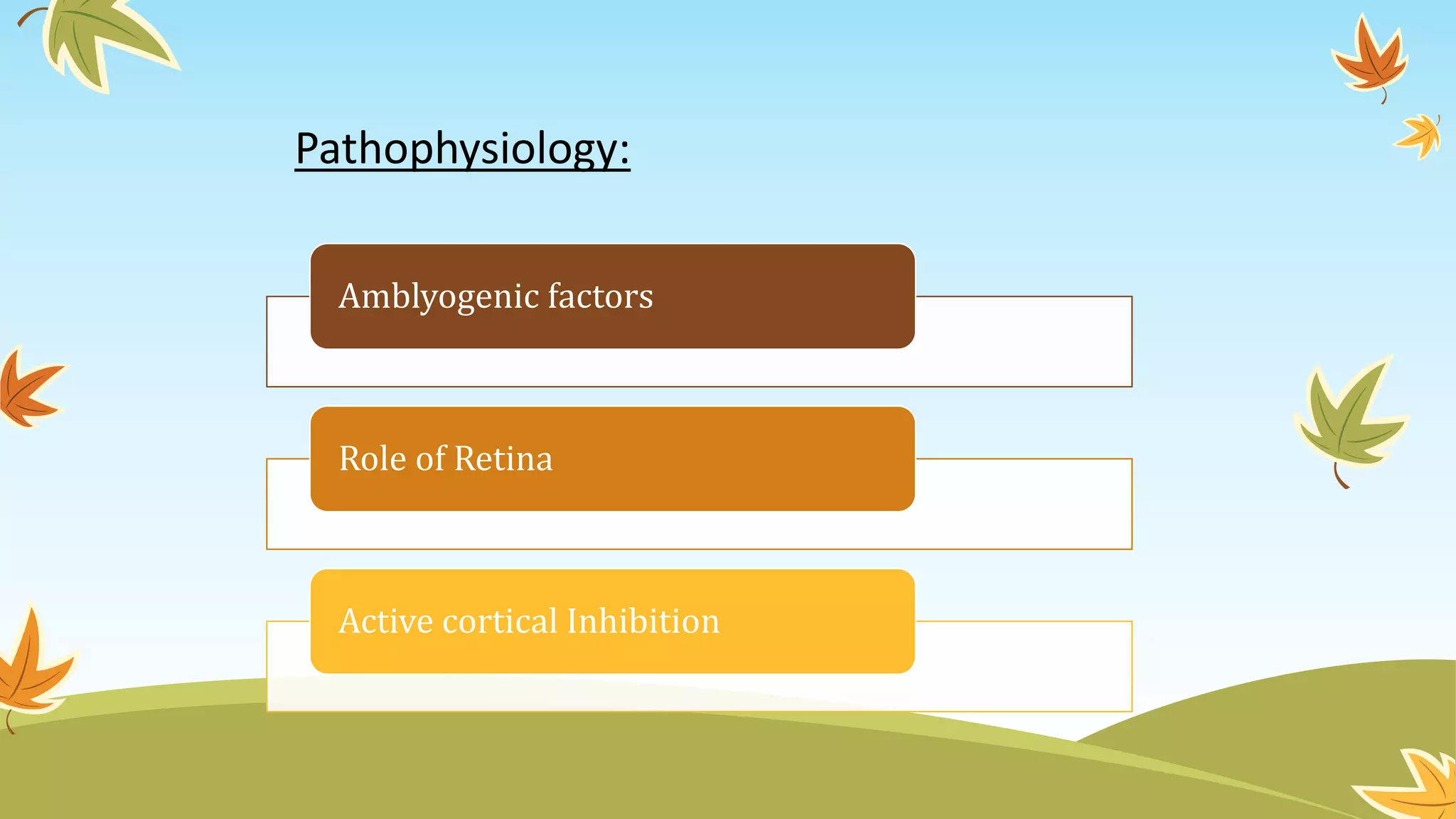 Real active and passive therapy in amblyopia managament | PPTX