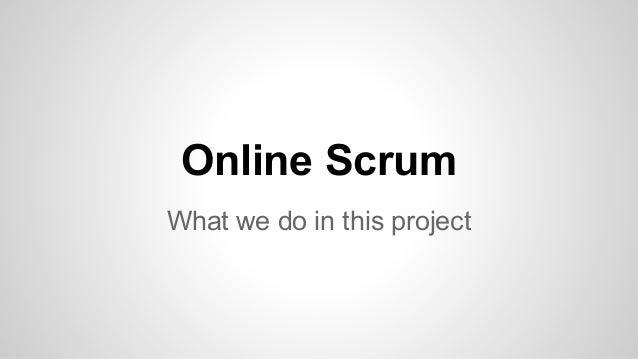 Real Agile #2 - THSEA Online Scrum & Continuous Delivery Real Agile #2 - THSEA Online Scrum & Continuous Delivery