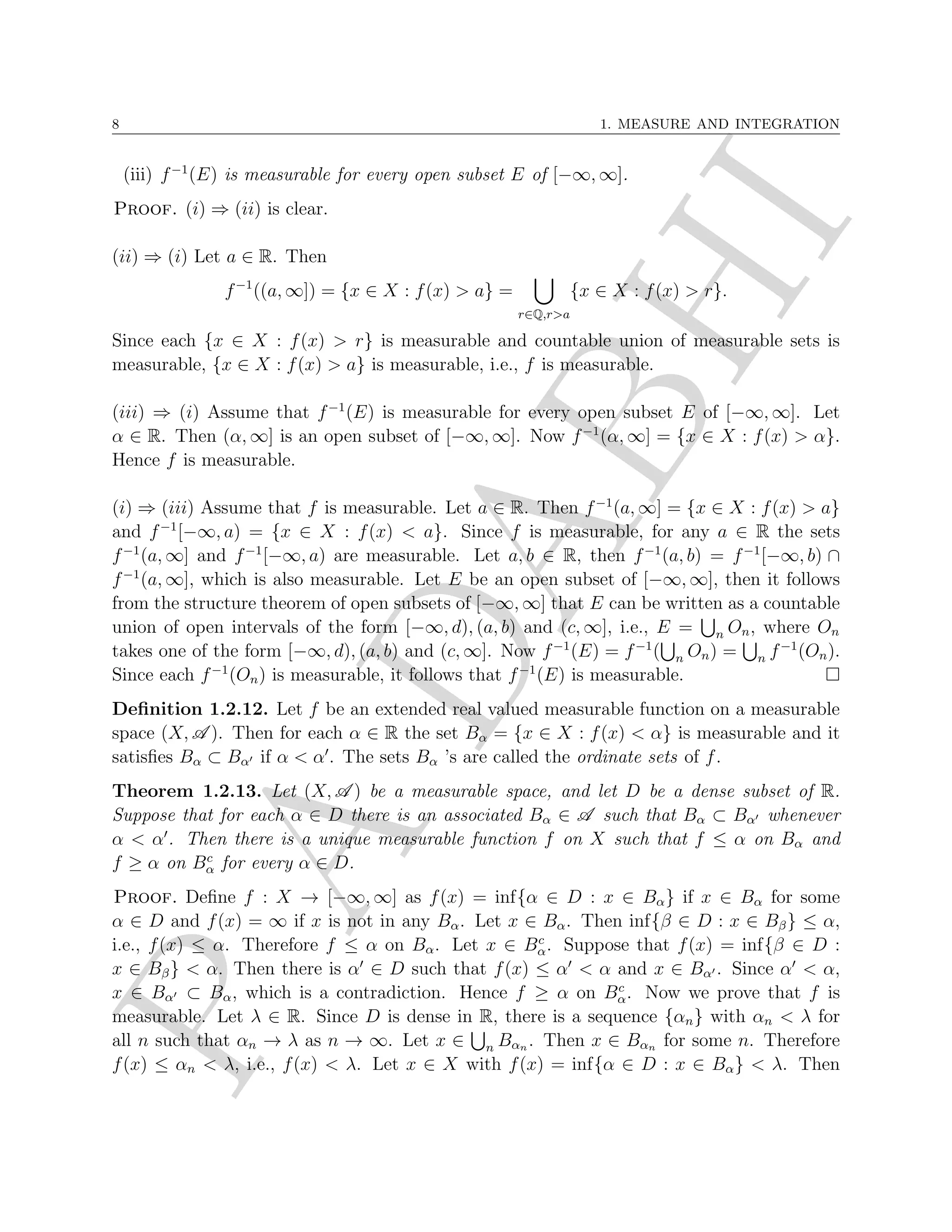 Real Analysis II (Measure Theory) Notes | PDF