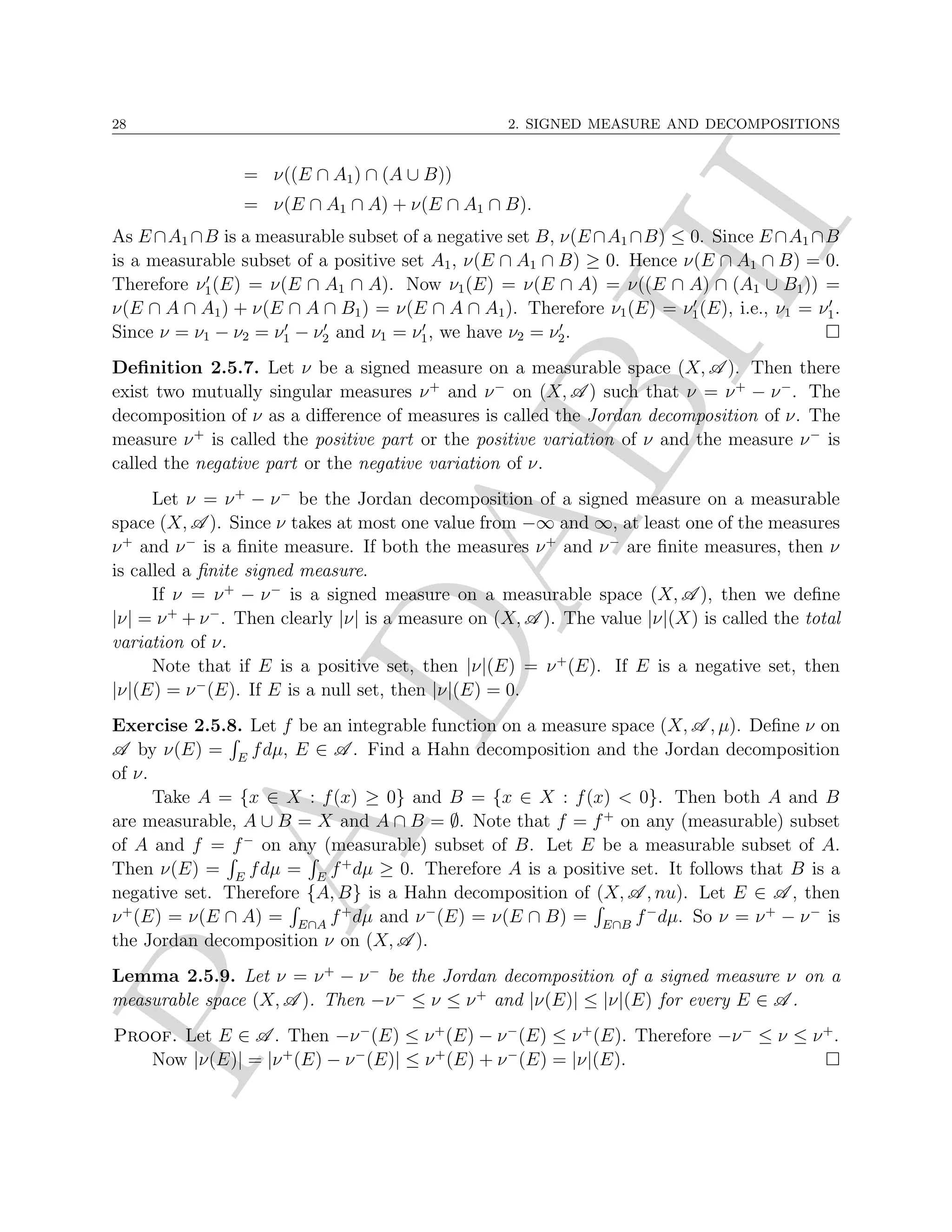 Real Analysis II (Measure Theory) Notes | PDF