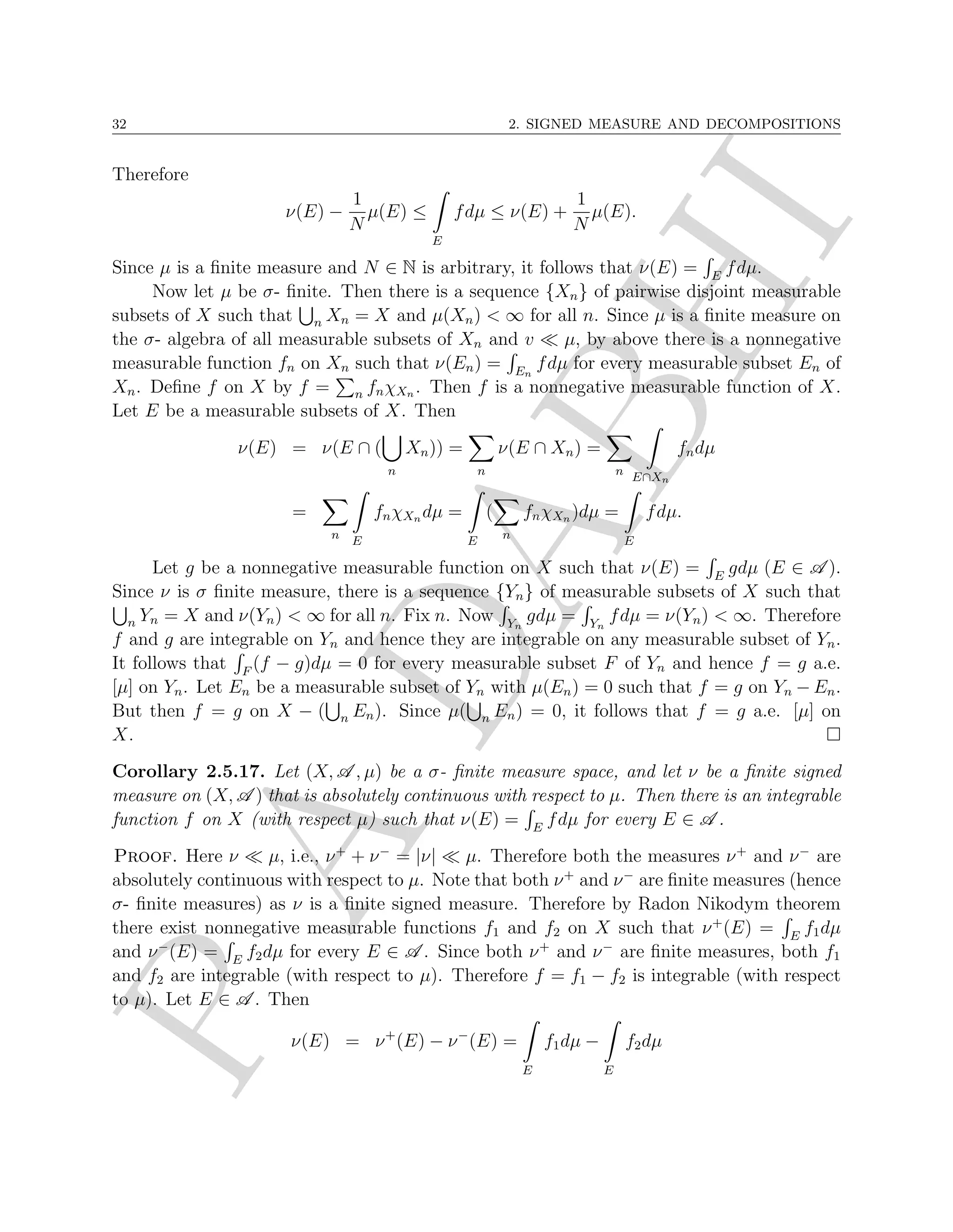 Real Analysis II (Measure Theory) Notes | PDF | Physics | Science