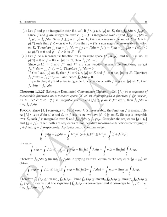 Real Analysis II (Measure Theory) Notes | PDF | Physics | Science