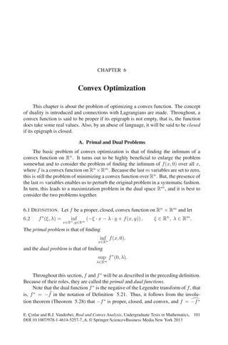 Real and convex analysis | PDF