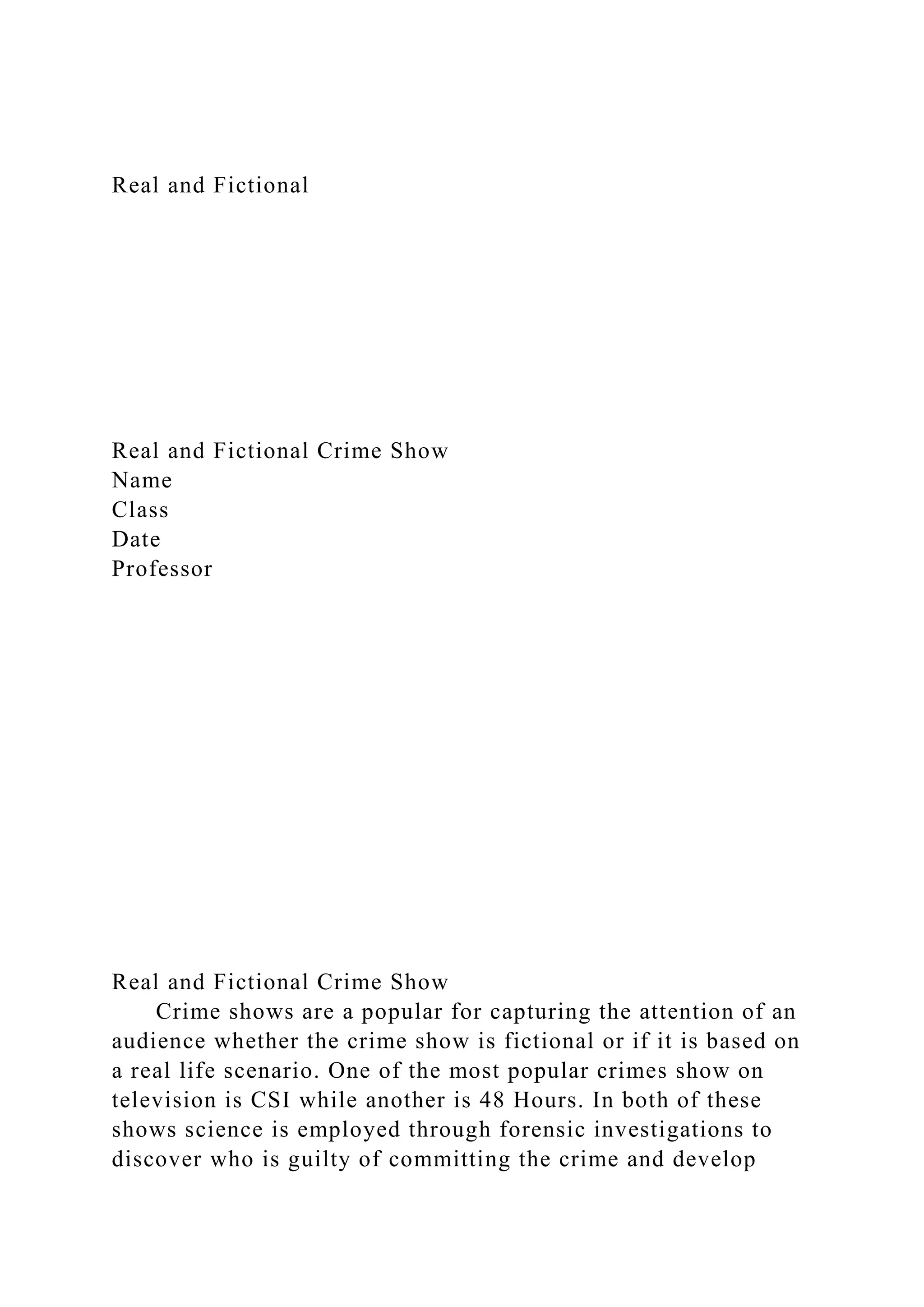 Real and Fictional Real and Fictional Crim.docx