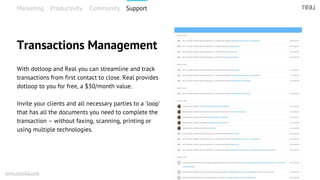 Real Broker Product Deck | PDF