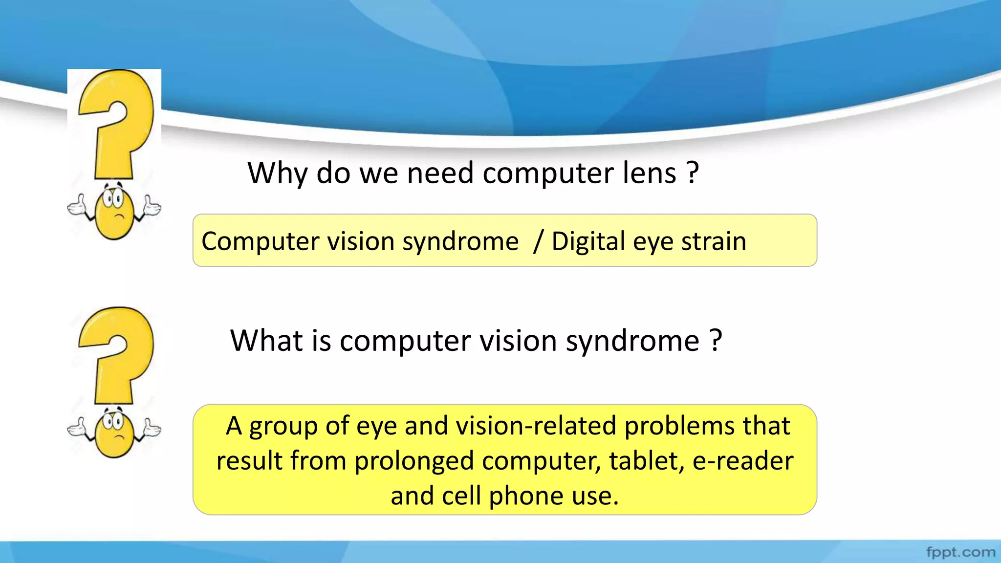Real computer lens design and applications.. | PPTX