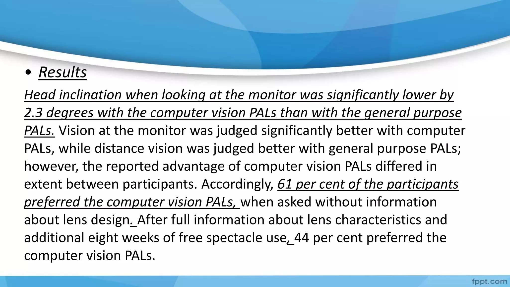 Real computer lens design and applications.. | PPTX