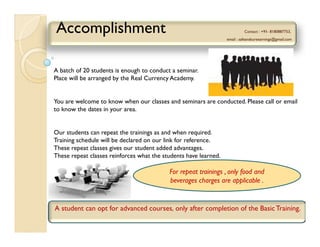 REAL CURRENCY ACADEMY | PDF