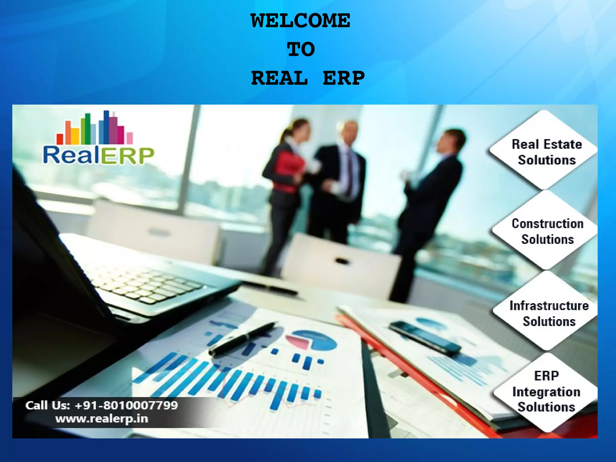 Real erp software modules | PPT