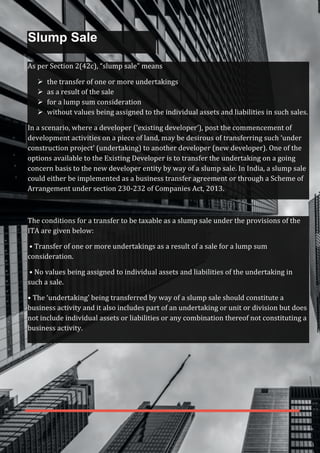 Real estate - Income tax implications | PDF