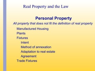 PPT for Elements That Effect Real Estate | PPT