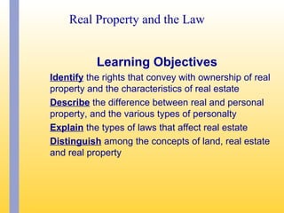 PPT for Elements That Effect Real Estate | PPT