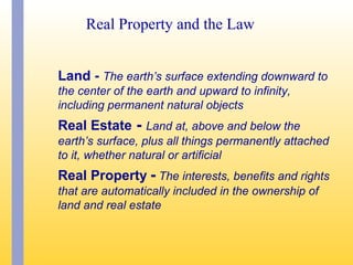 PPT for Elements That Effect Real Estate | PPT