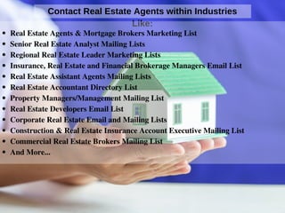 Real estate agents email addresses | PDF