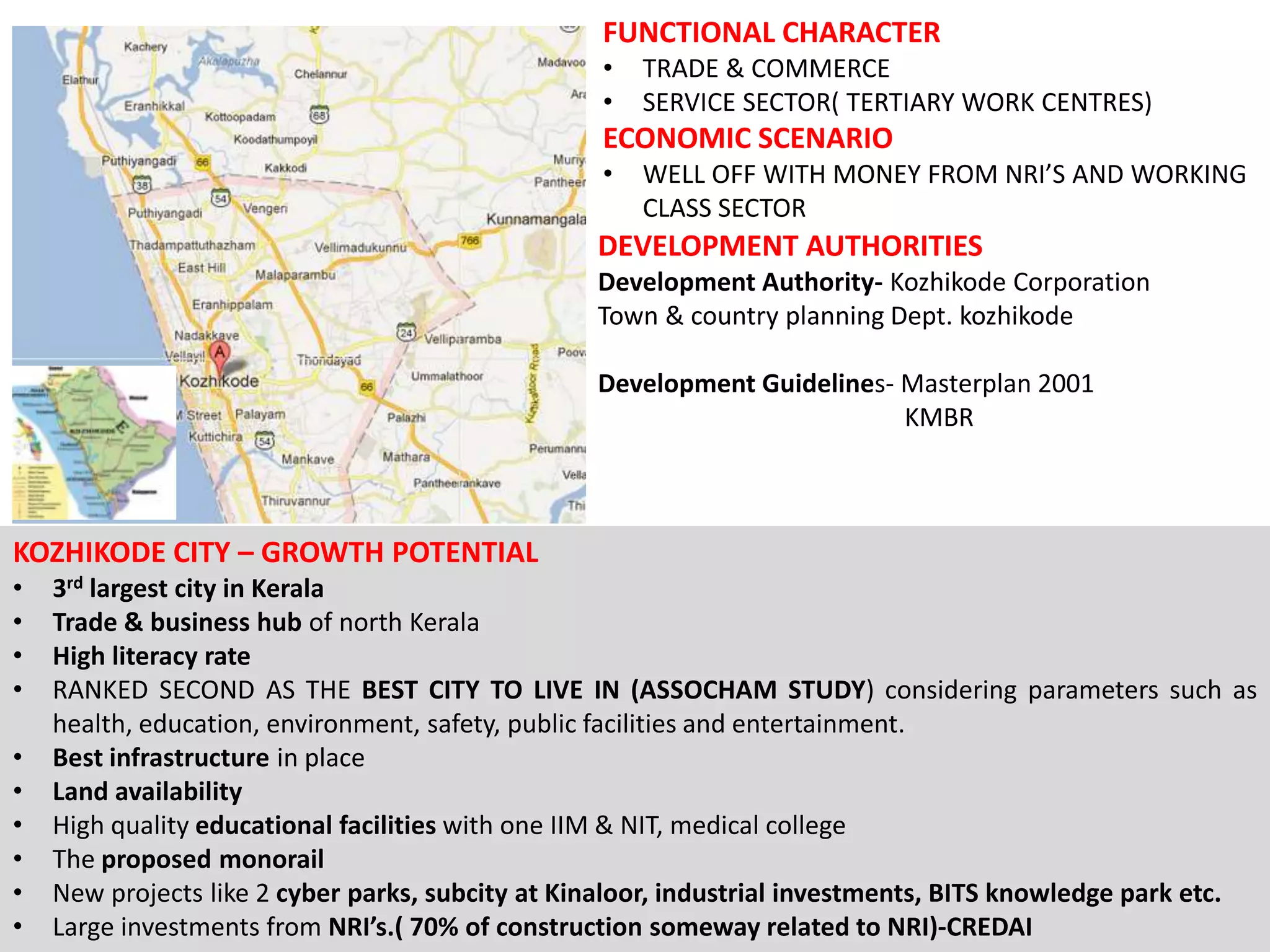 Real estate analysis kozhikode | PPTX