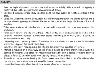 Real estate analysis kozhikode | PPTX
