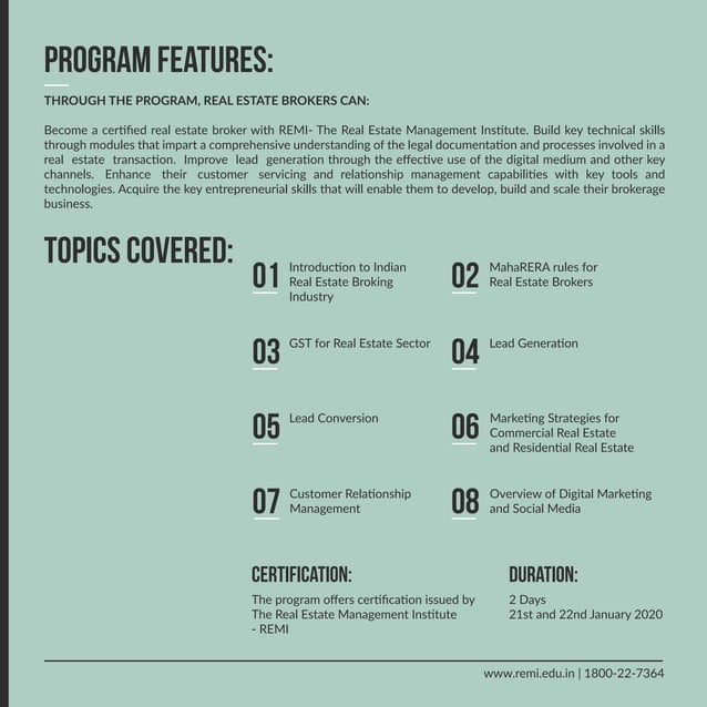 Real estate broker brochure 2020 | PDF