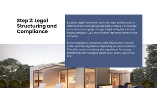 A Simple 7 Steps to Real Estate Tokenization | PPT