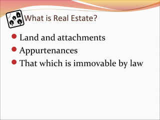 Real estate economics ppt | PPT