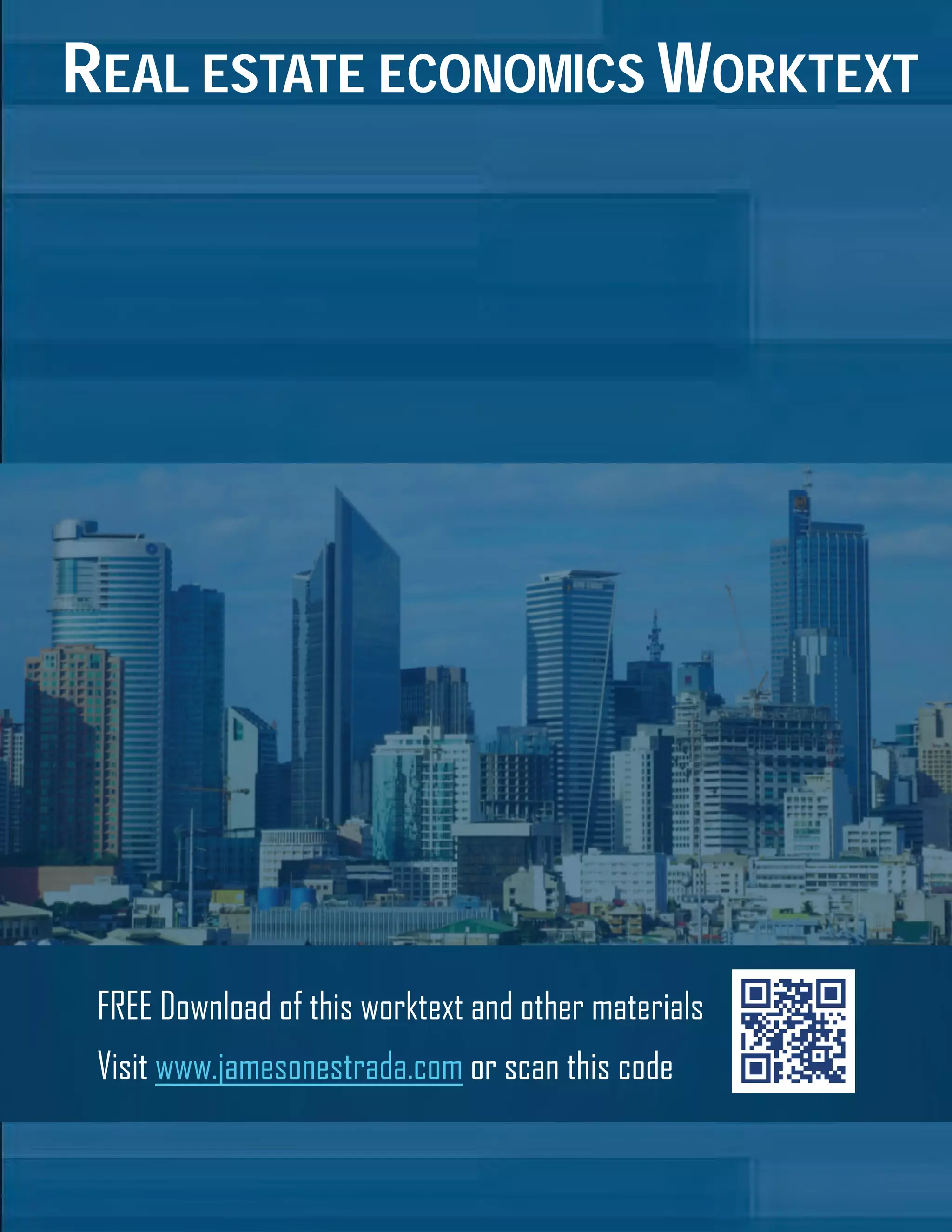 Real Estate Economics Worktext | PDF