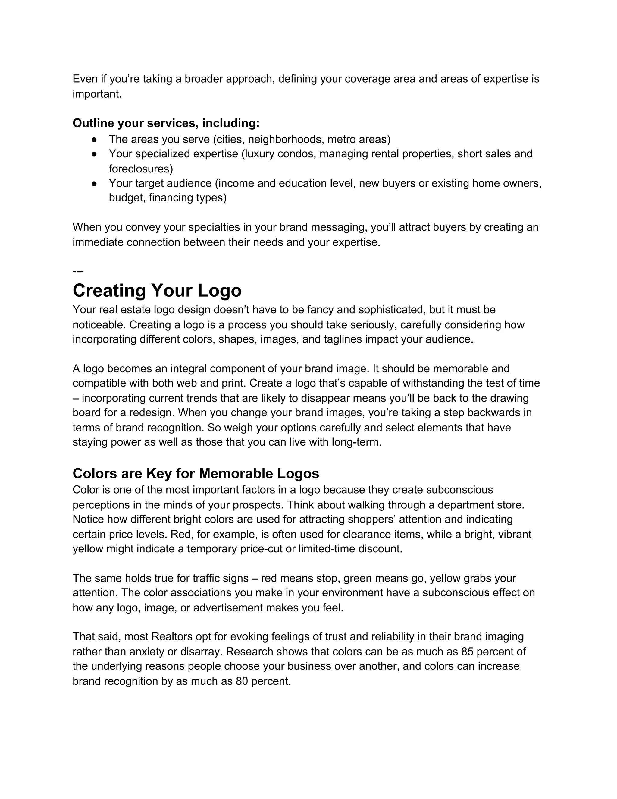 Real estate guide - branding | PDF