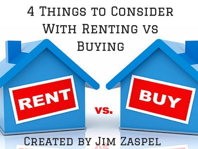 4 Things to Consider With Renting Vs Buying | PPT