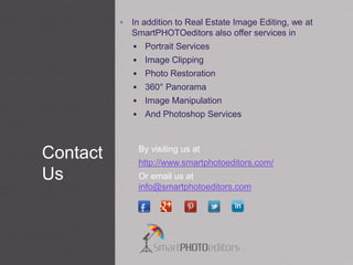 Real estate image editing | PPTX | Photo Editing Software | Computer ...