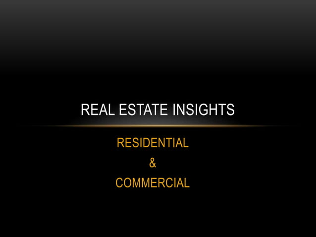 Real estate insights by The Key Consumer Diagnostics | PPTX | Malls ...