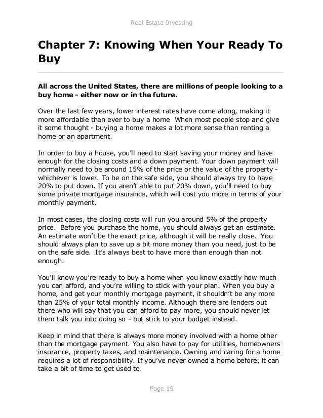 Real Estate Investing | PDF