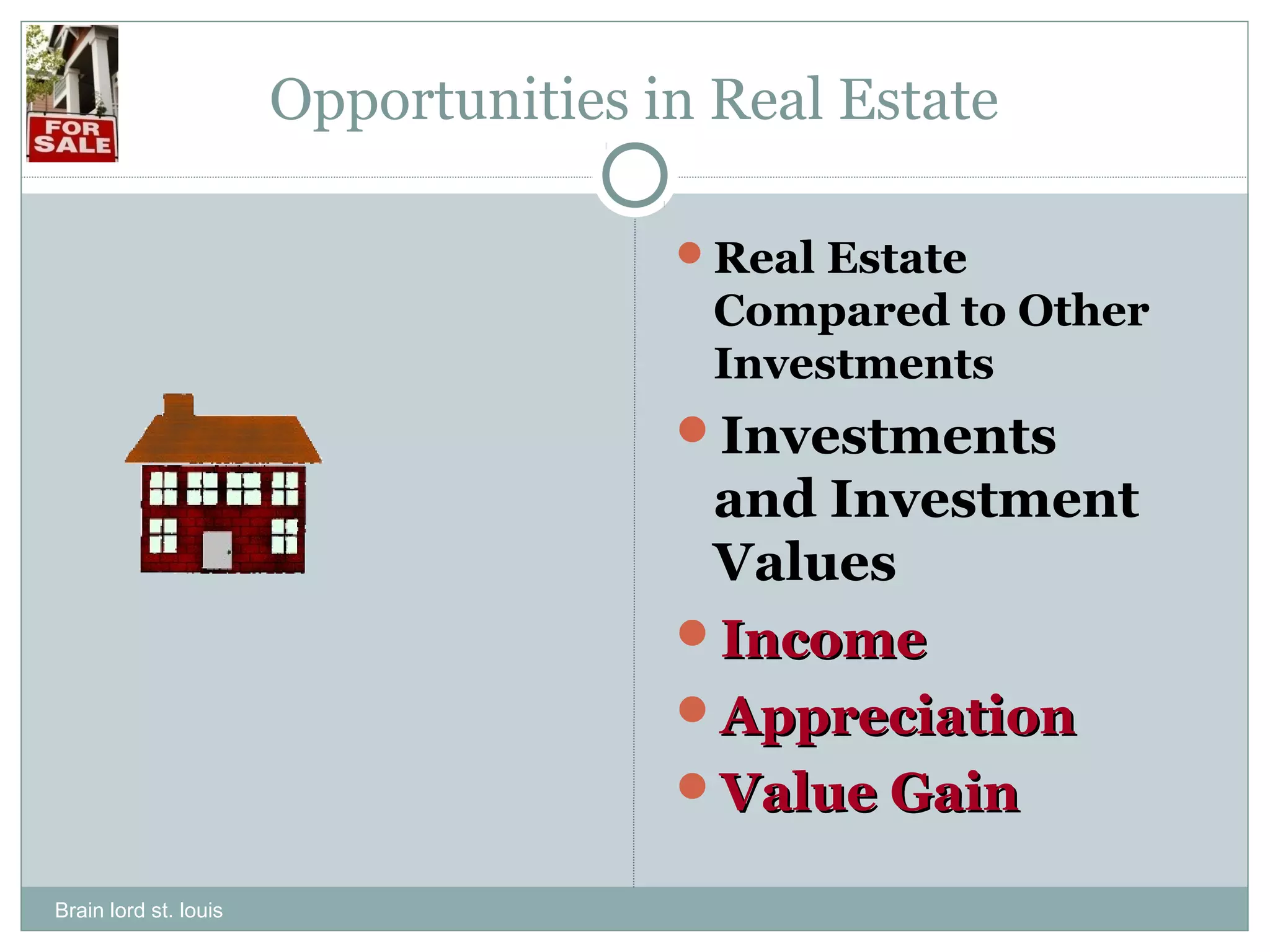 Brian lord st. louis - Real estate investment | PPT