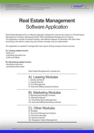 Real estate management presentation | PDF