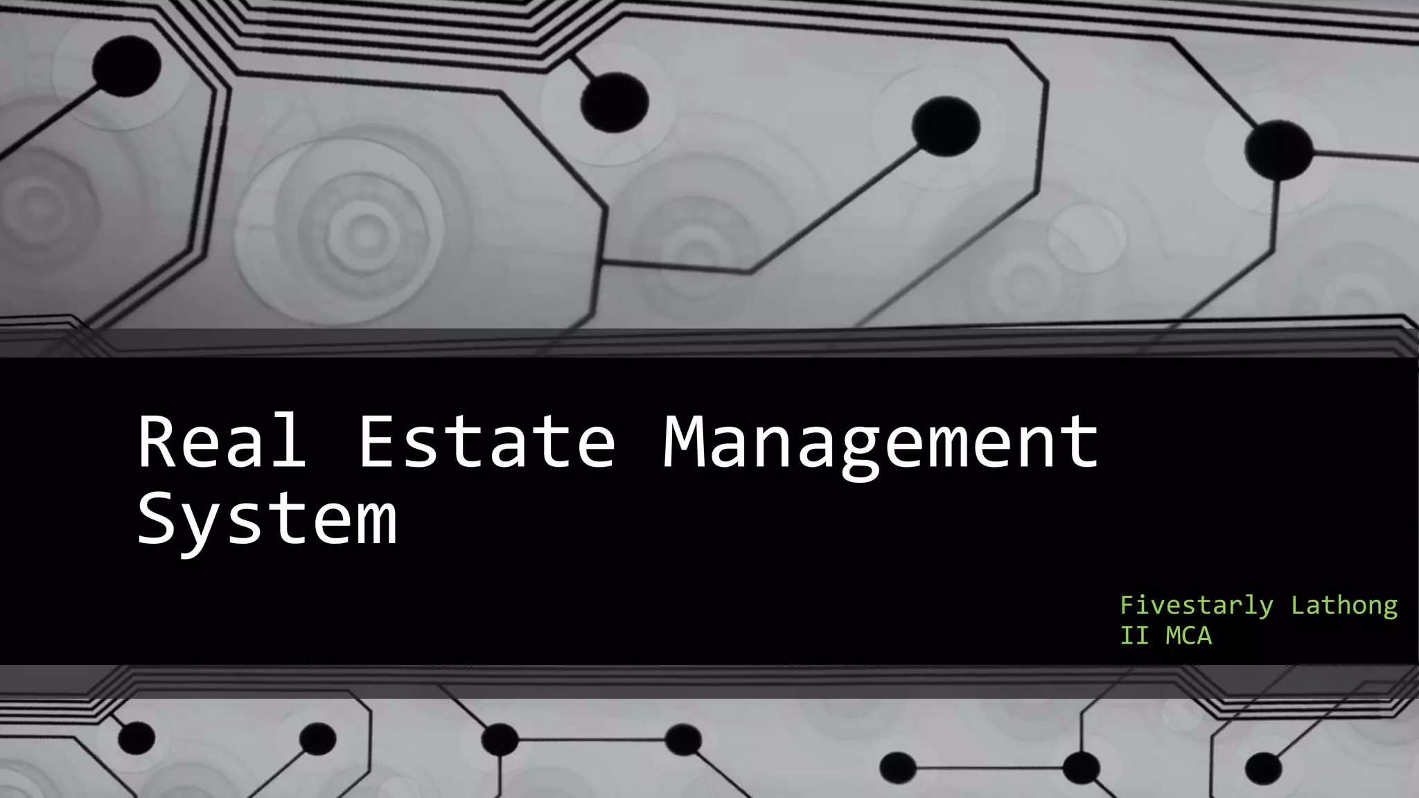 UML Diagrams for Real estate management system | PPTX