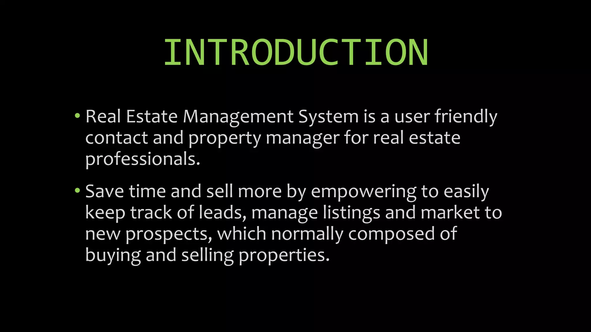 UML Diagrams for Real estate management system | PPTX