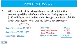 Real Estate Math Concepts for Real Estate Practice | PPT