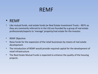 Real Estate Mutual Fund | PPT