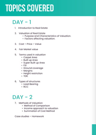 Real Estate Property Valuation Online Certificate Course | REMI | PDF