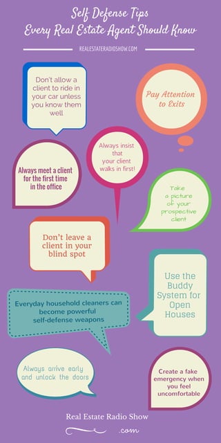 Real Estate Agent Safety Tips Infographic | PDF