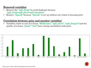Real estate regression model King County | PPTX