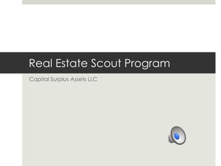 Real estate scout1 | PPT