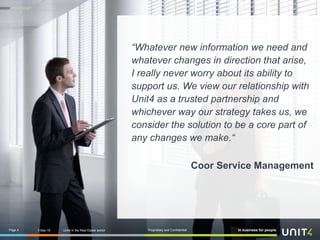 Unit4 in the Real Estate sector | PPTX