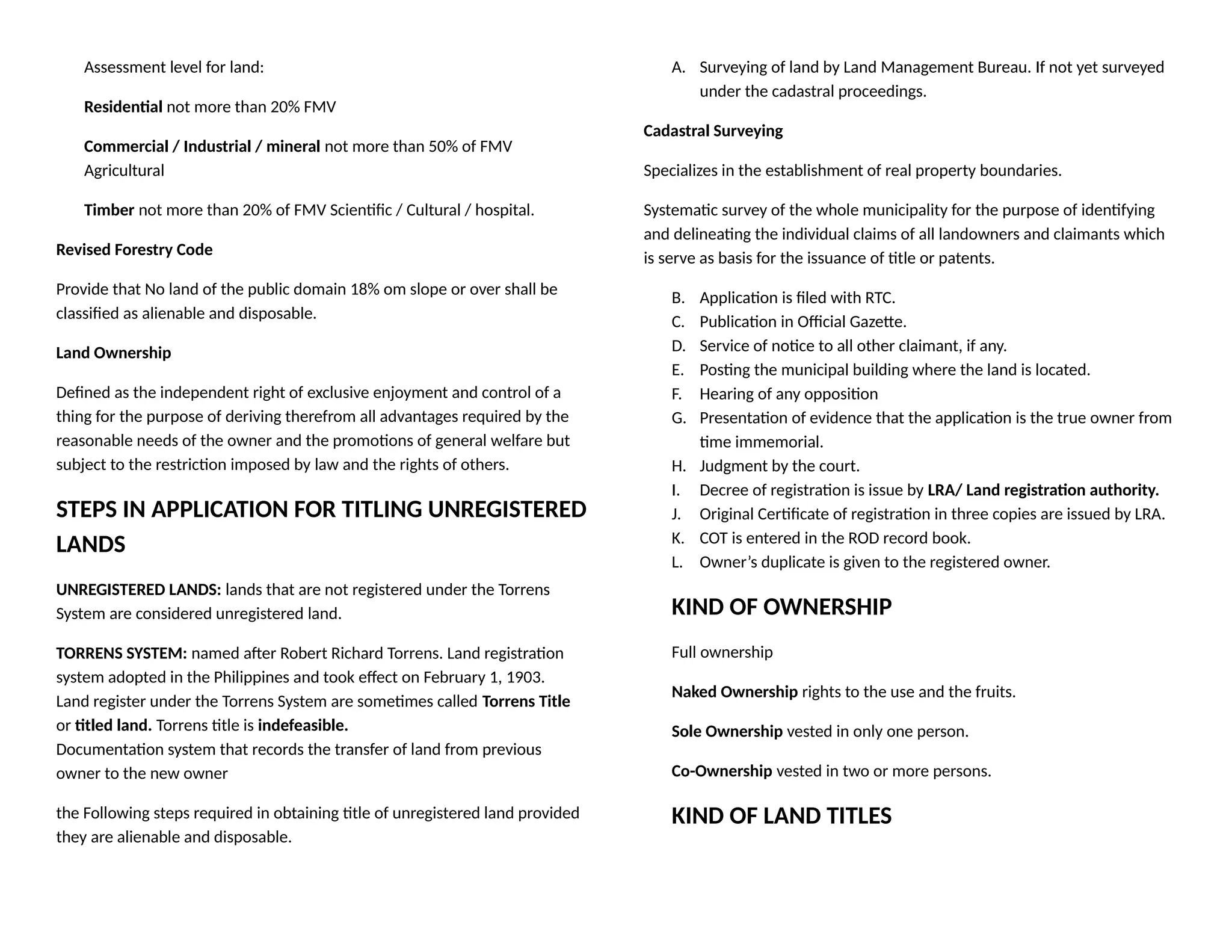 BS REAL-ESTATE MANAGEMENT STUDENTS' NOTES | DOCX