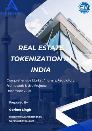 Real Estate Tokenization in India – Summary | PDF
