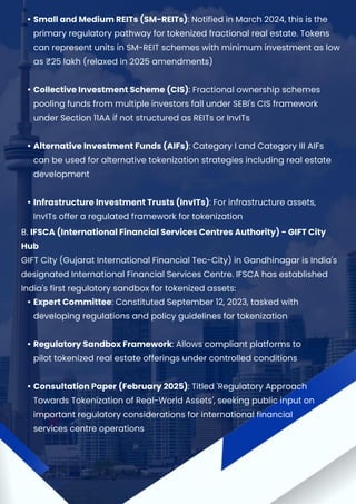 Real Estate Tokenization in India – Summary | PDF