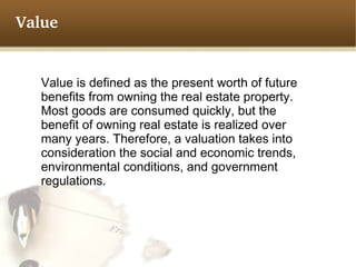 Real estate valuations | PPT