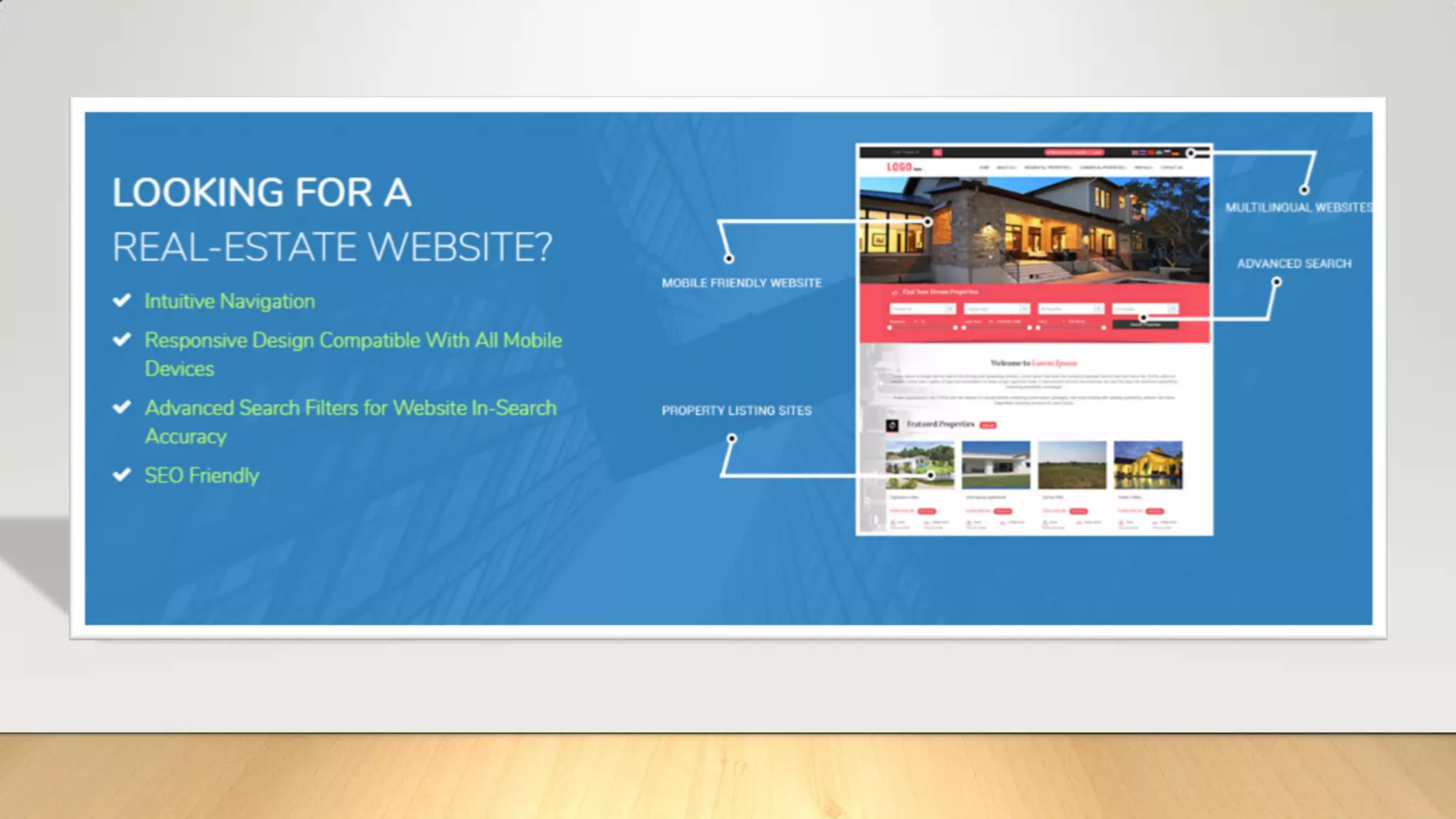 Real estate website design & development | PPT